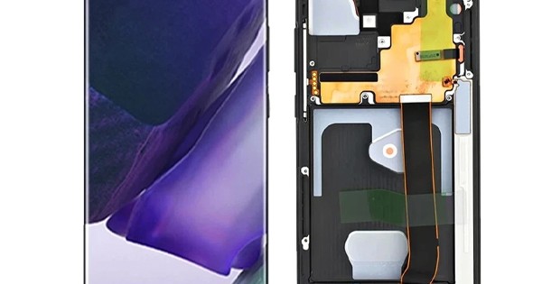 Replacement Full OLED With Frame for Samsung Note 20 Black