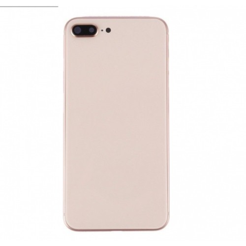 For iPhone 8 Plus Metal Frame Back Chassis Housing Rear Glass Cover ...